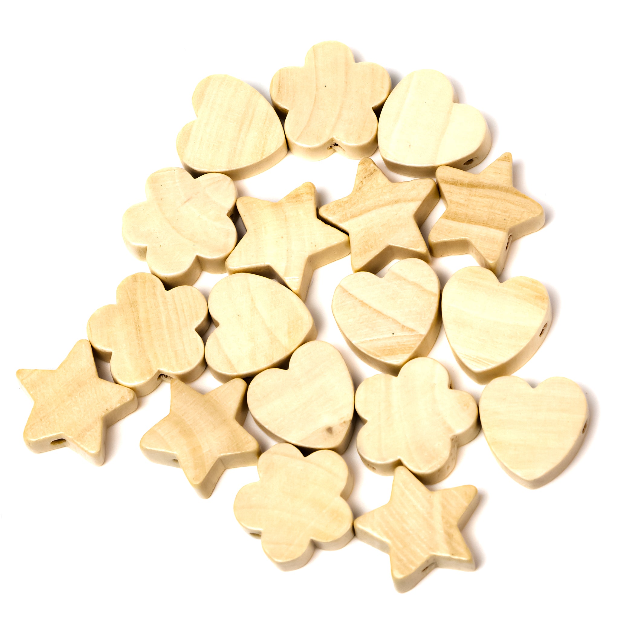 Assorted Unfinish Wood Beads – JRM Designs, Inc.