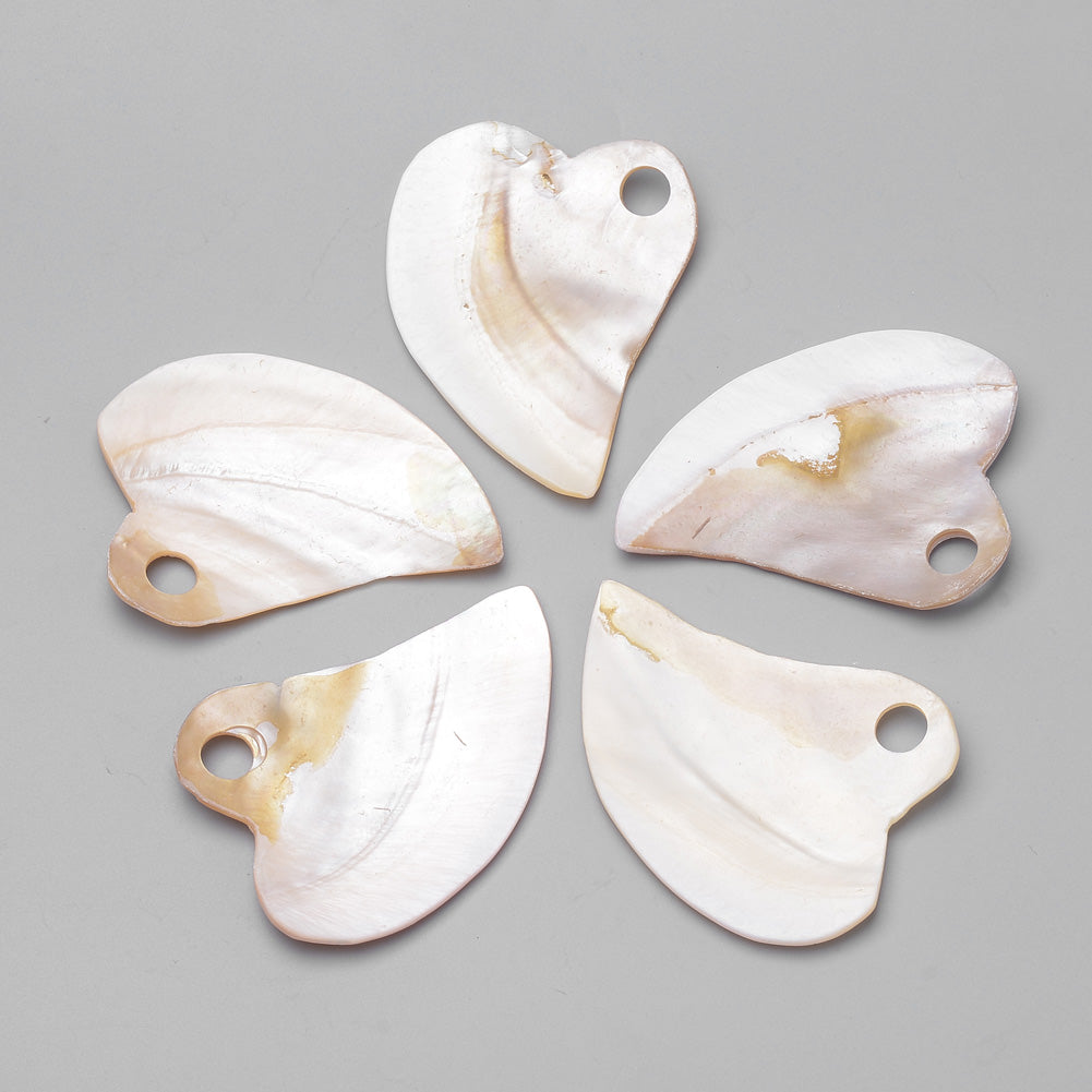 Sea Shell Big Heart Pendants – JRM Designs, Inc.