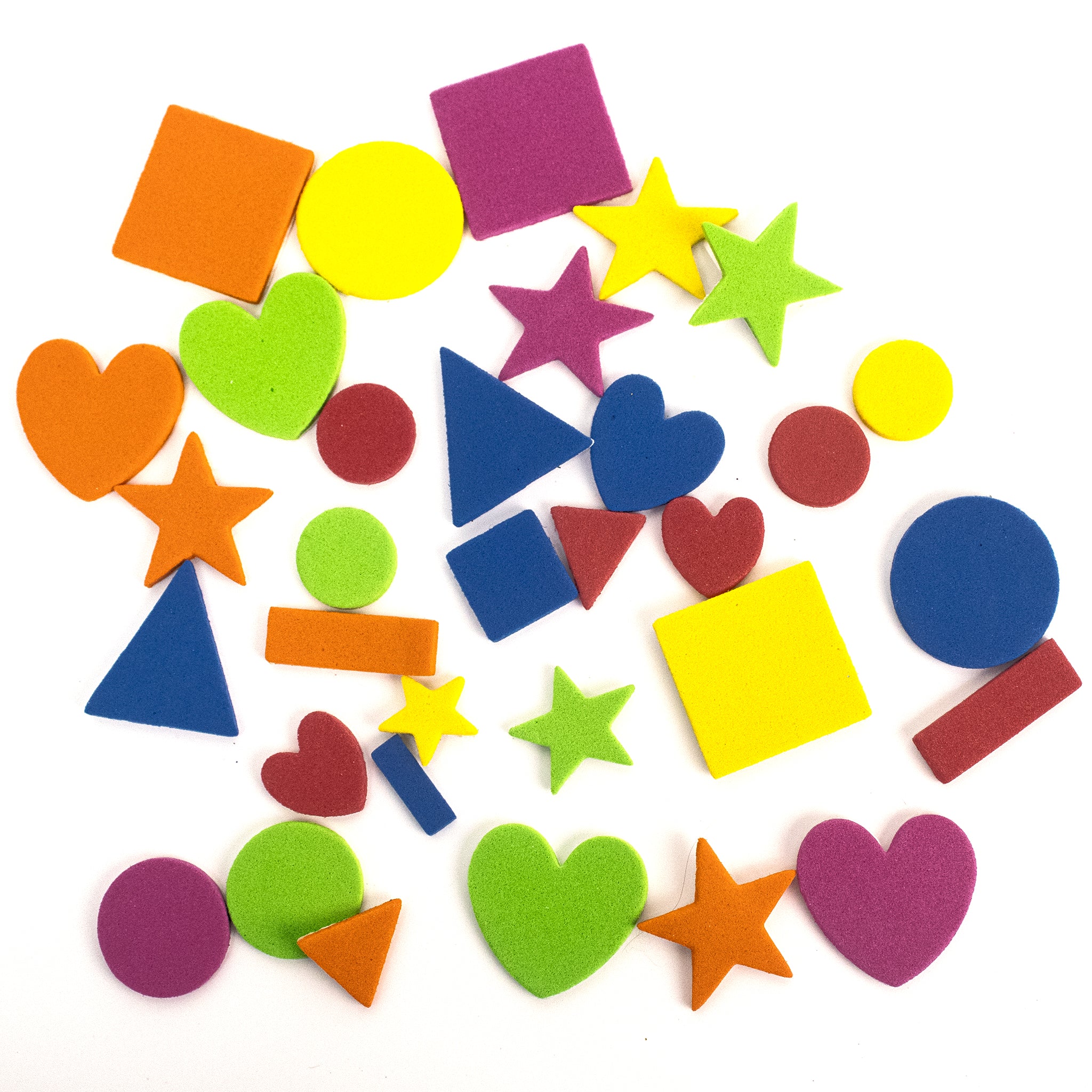 Eva Foam Shape Cut-Outs Stickers – JRM Designs, Inc.