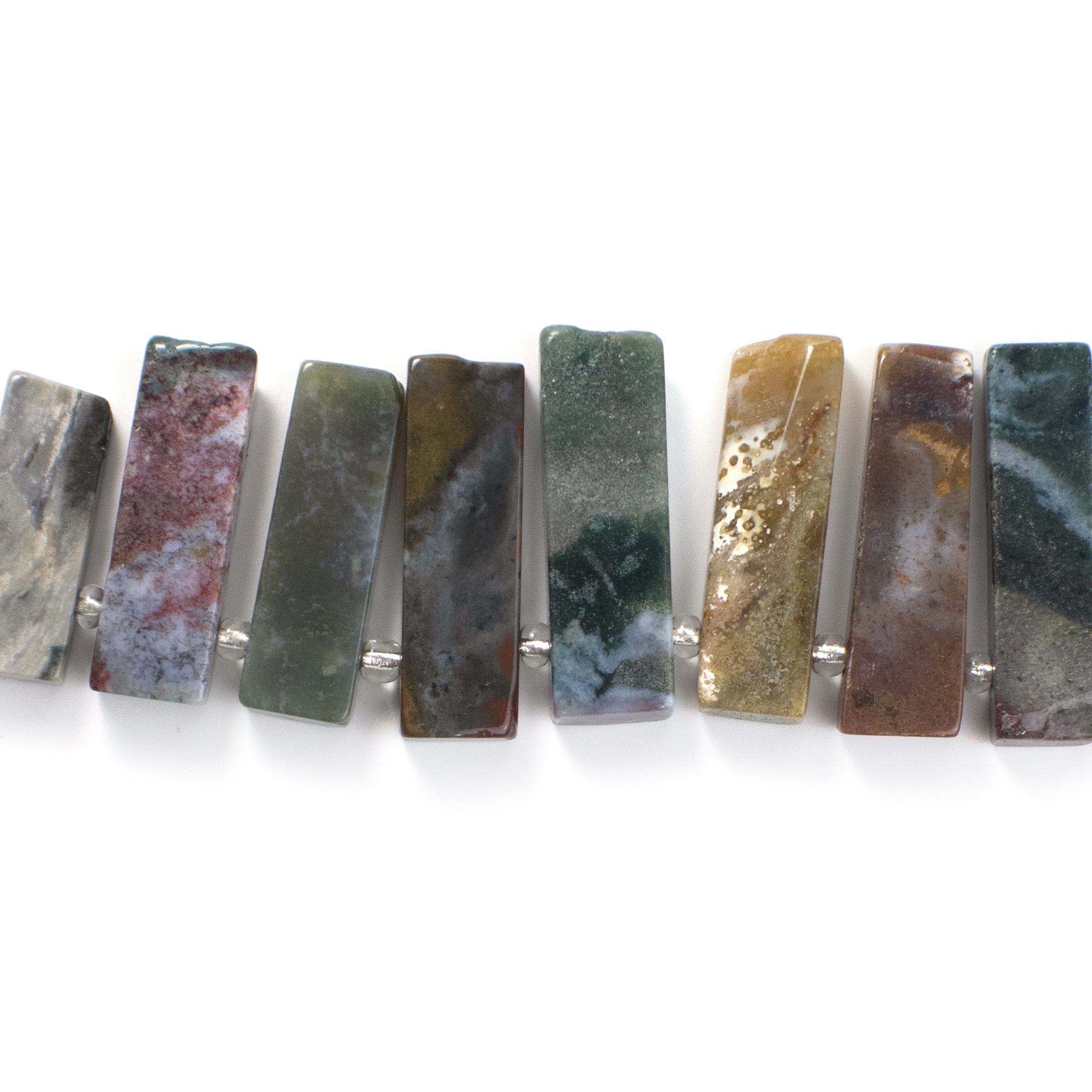 Natural Stone Strand (Green-Brown Mix) – JRM Designs, Inc.