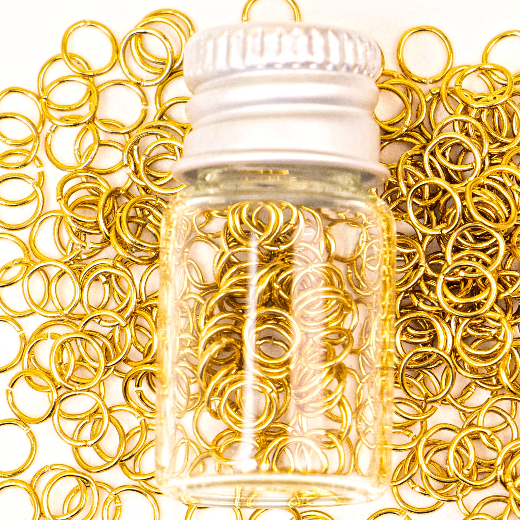 18k Gold Plated Stainless Steel 4mm Jump Ring – JRM Designs, Inc.