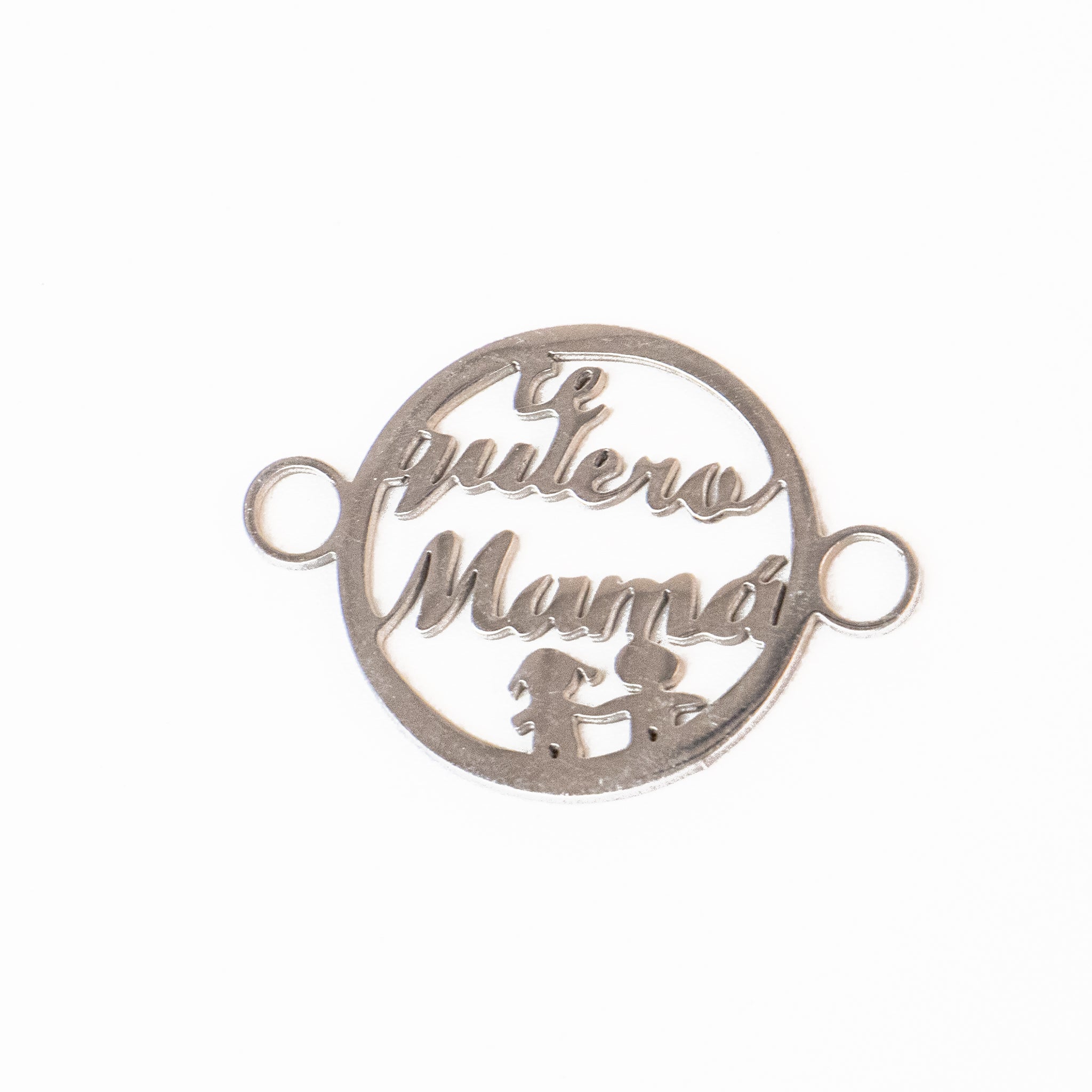 Stainless Steel Connector Te Quiero Mama with Kids – JRM Designs, Inc.