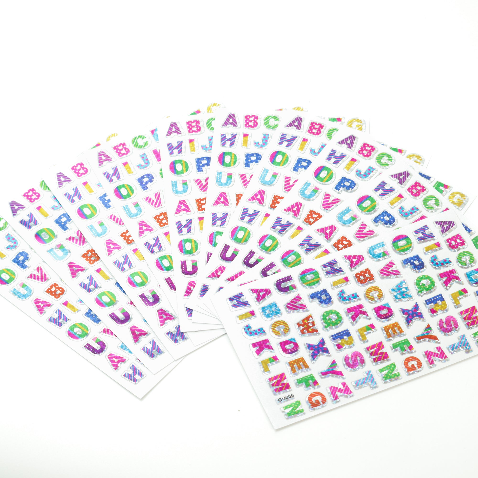 Colorful Alphabet Letter Stickers – JRM Designs, Inc.