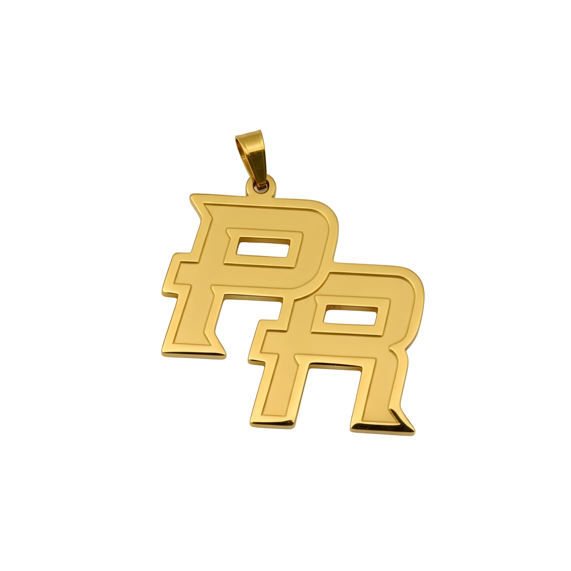 Stainless Steel Puerto Rico ''PR'' Pendant – JRM Designs, Inc.