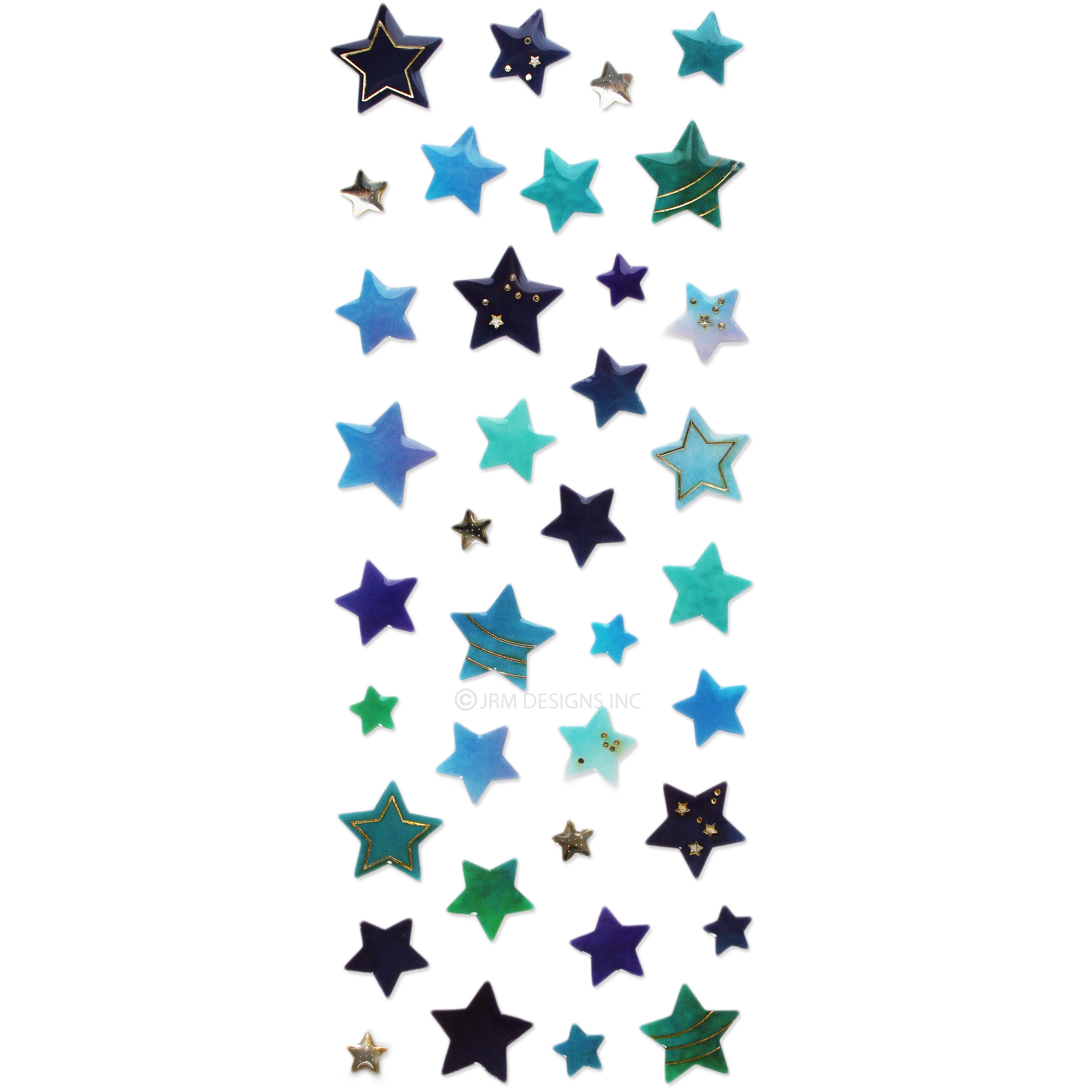 Stickers Epoxy Stars – JRM Designs, Inc.